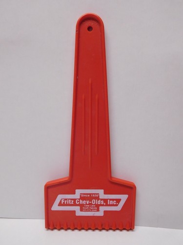 Fritz Chev-Olds Plastic Red Ice Scraper Clear Lake, SD Chevrolet ...