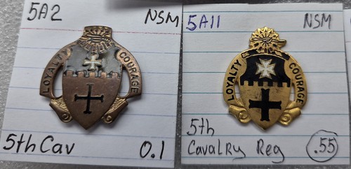 Lot of 10 Armor/Cavalry Di Dui Unit Crest Insignia pins. | eBay