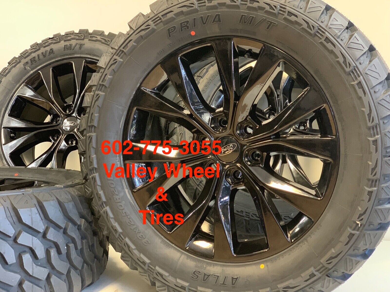 20" OEM Factory Ford F-150 King Ranch BLACK WHEELS RIMS TIRES OFF-ROAD ...