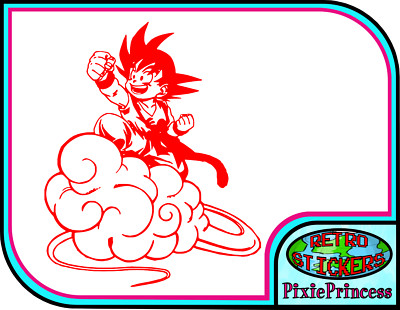 Dragon Ball Z K Vinyl Sticker Wall Window Goku Anime Car Van Bike Truck ...