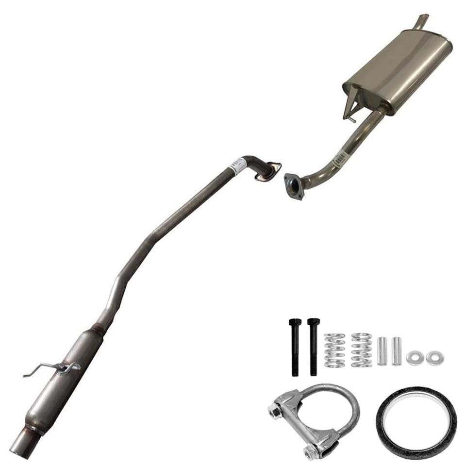 Stainless Steel Resonator Muffler Exhaust Kit fits 2009-2013 Toyota ...