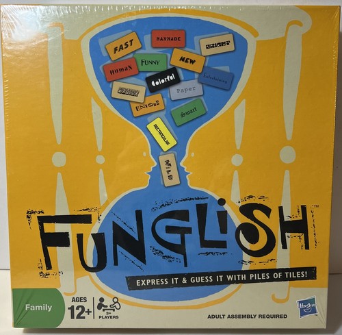 Funglish Game by Hasbro 2010 Edition Complete English ELA Teaching NEW ...