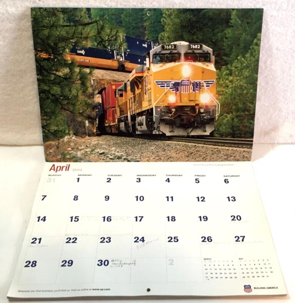 Union Pacific Calendar 2013