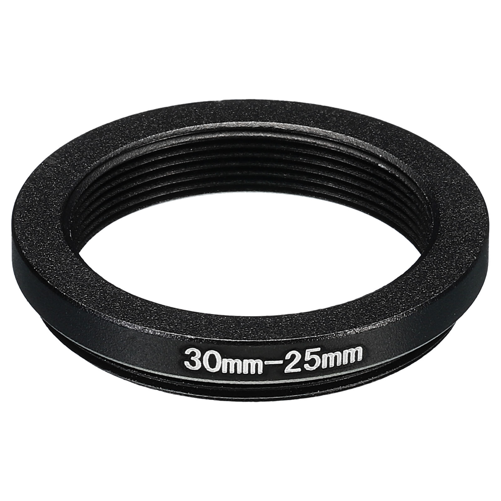 30mm-25mm Metal Step Down Ring, Camera Lens Filter Adapter Ring Black ...