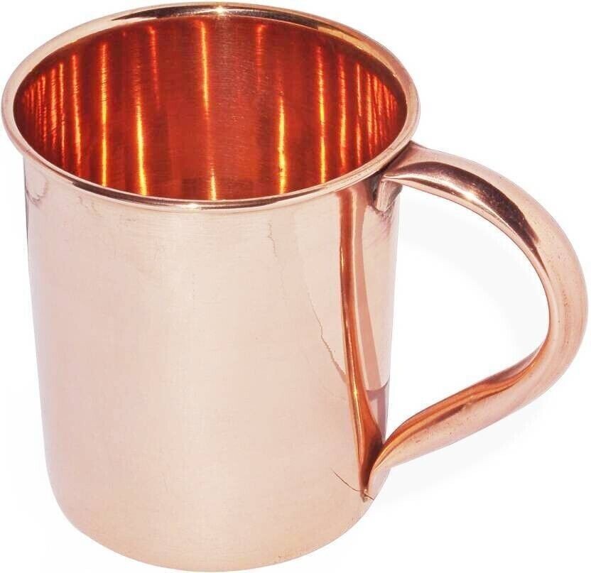 Copper Moscow Mule Solid Copper Mug 100% Pure Volume 415 ML | eBay