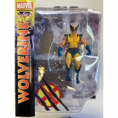 Marvel Select 7" Action Figure | WOLVERINE | Marvel Select Yellow and ...