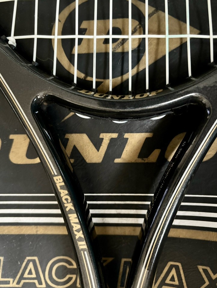 DUNLOP Black Max Tennis Racket Graphite Composite with Original Case L4 ...