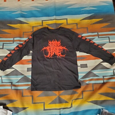 Sam Hyde Cashstar Metal Font Longsleeve Shirt Size Medium | eBay