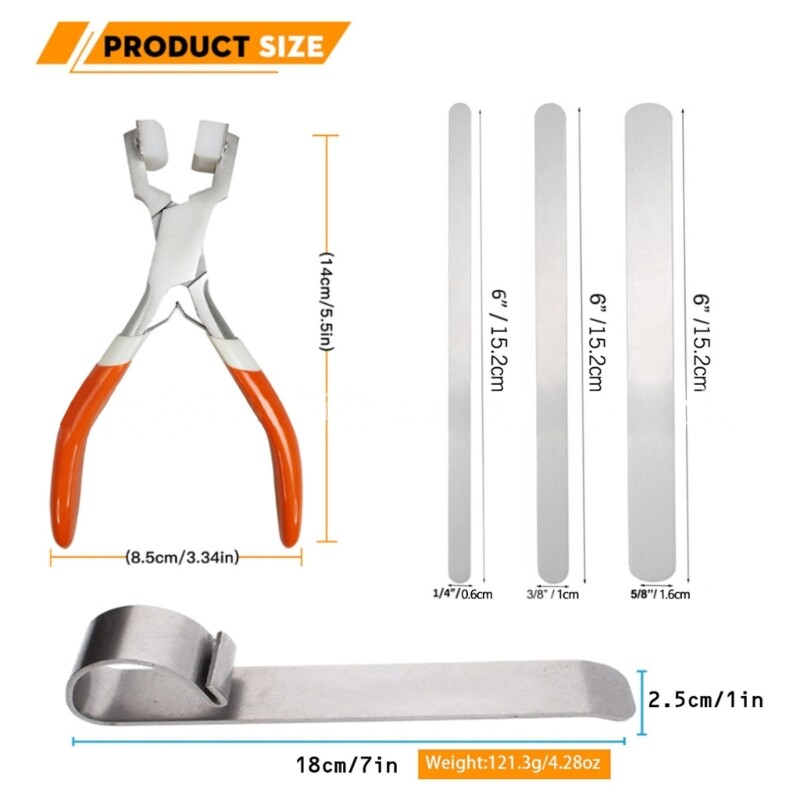 Bangle Pliers Jewelry Making Tool Metal Bending Bar for DIY Bracelets ...