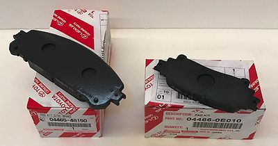 LEXUS OEM FACTORY FRONT AND REAR BRAKE PAD SET 2010-2015 RX350 RX450H ...