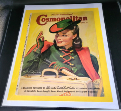 ~Vintage Cosmopolitan Front Cover Magazine Ad~Original~Oct. 1940 ...