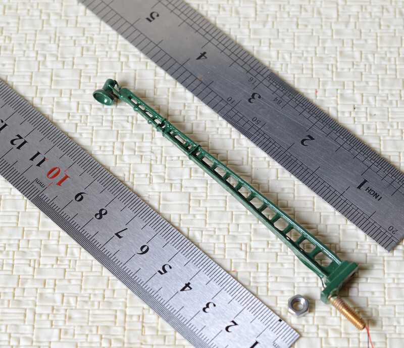 2 x OO / HO scale LED red flashing mast tower light Model spotlight ...