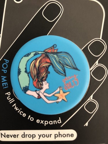 Popsockets Phone Grip & Stand STAY SALTY SWIMMING MERMAID | eBay