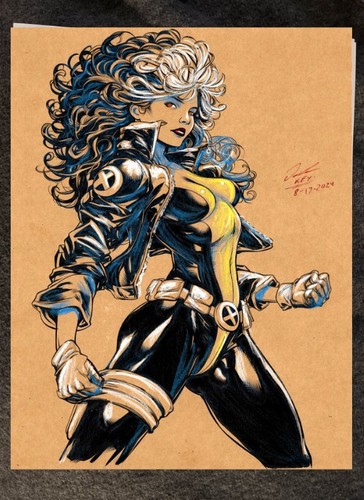 Rogue X-Men Art Print Signed 8.5x11 | Art by Keyeske | eBay