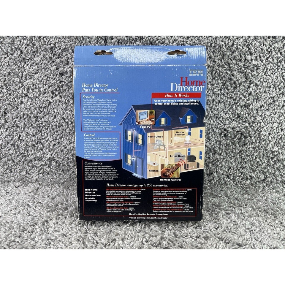 IBM Home Director Starter Kit Model HDSK11A CD ROM Included Open Box ...