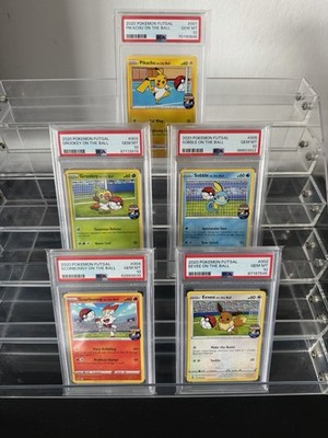 PSA 10 PIKACHU ON THE BALL Full Collection Futsal 2020 GEM MINT Pokemon ...