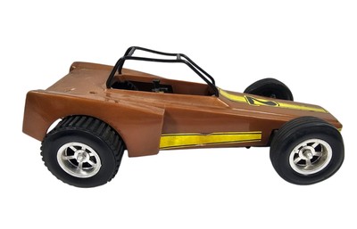 VTG 1970s Cox Sandblaster Sand Rail Dune Buggy Gas .049 Gas Tether Car ...