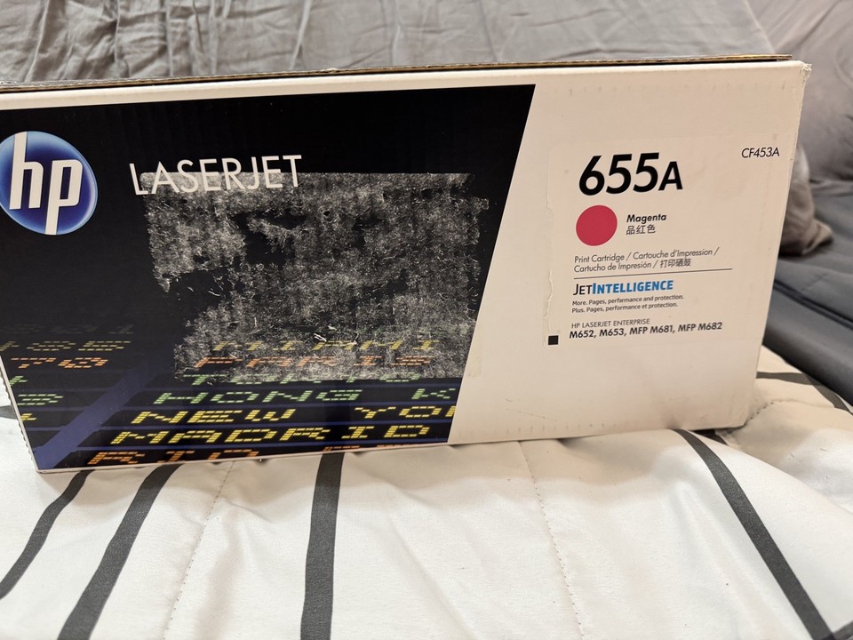 HP 655A 4 Toner Set (black, Cyan, Magenta And yellow) | eBay