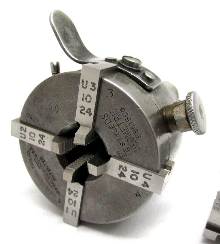 GEOMETRIC 5/16" "DS" STYLE THREADING DIE HEAD w/ 5/8" SHANK & CHASERS | eBay