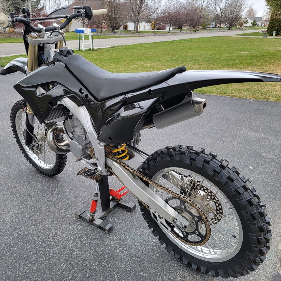 9Pcs Restyle Black Plastic Kit For Honda CR125R CR250R 02-07 Body Work ...