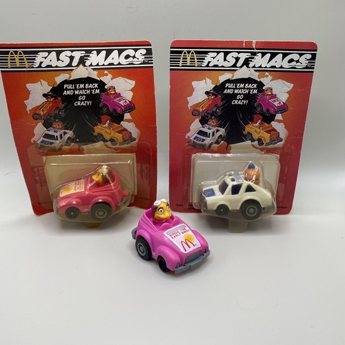 McDonald’s Fast Macs Pull Back Cars Set of 2 -Unopened Package~1 ...