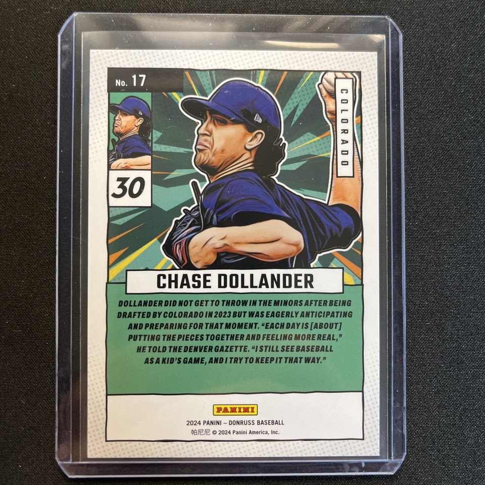 CHASE DOLLANDER BLUE XPLOSION 2024 Donruss Baseball Diamond Marvels /49 ...