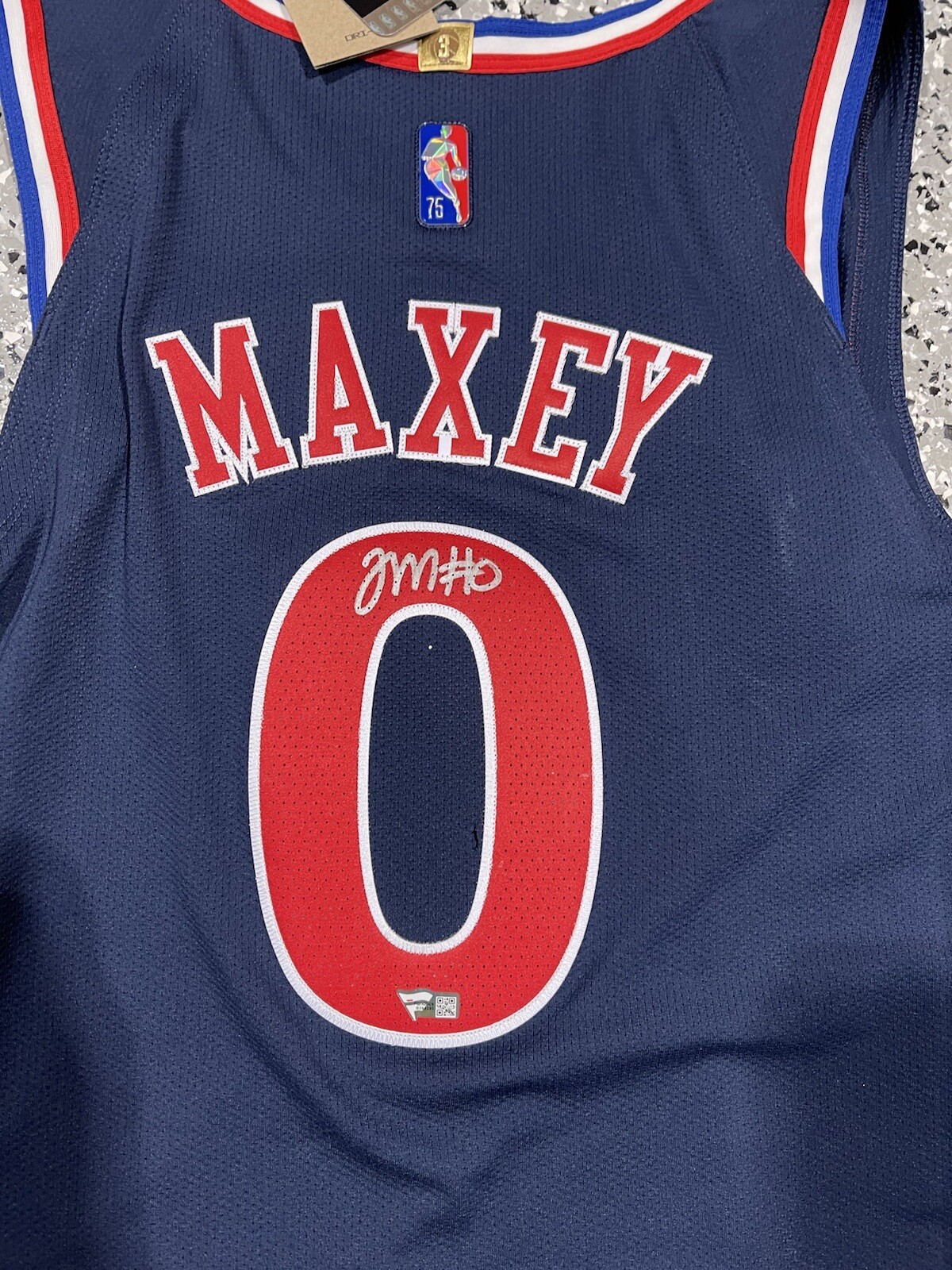 tyrese maxey signed jersey Authentic City | eBay