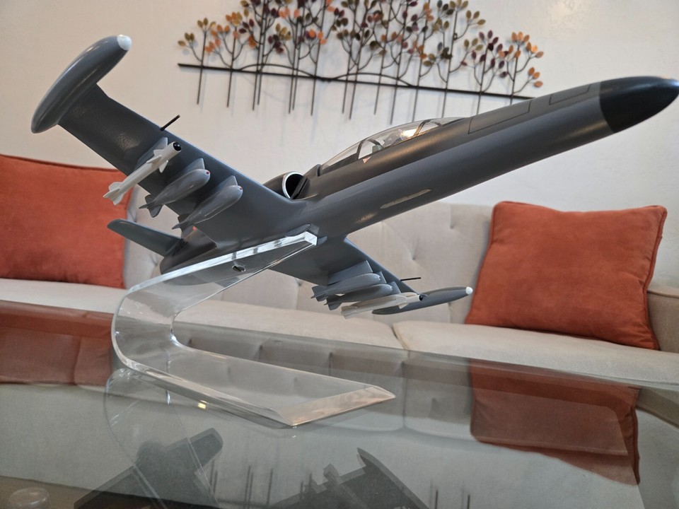 L159 ALCA Aircraft Wooden Model, plus Aero book and L-159 promotional ...