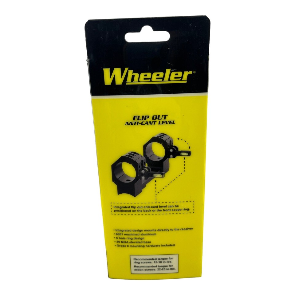 Wheeler Scope Mount Savage 10 Short Action 30mm Extra High Flip Out ...