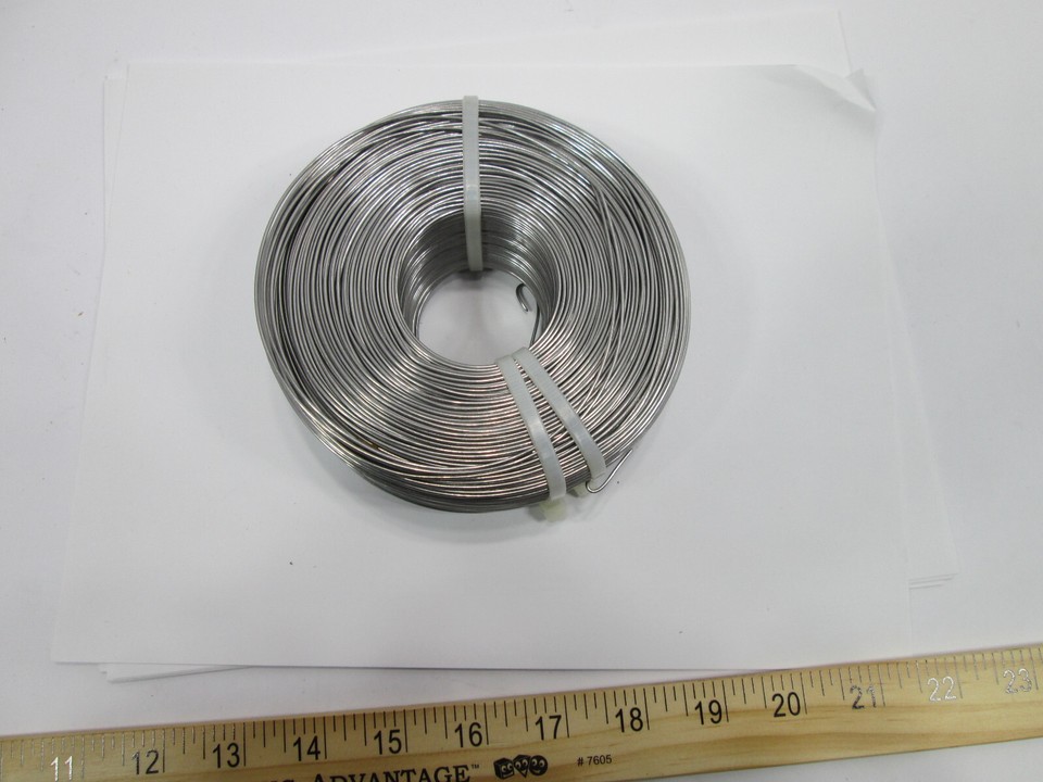 8,000' - LOT OF 8 SPOOLS / ROLLS GALVANIZED REBAR TIE WIRE 18 GAUGE ...
