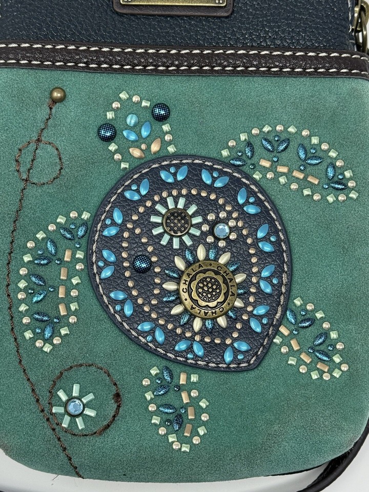 Chala Cell Phone Purse Crossbody Convertible DAZZLED TURTLE Turquoise ...