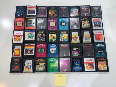 Lot of 40 Assorted Atari 2600 Games, No Duplicates, Some Rare, See ...