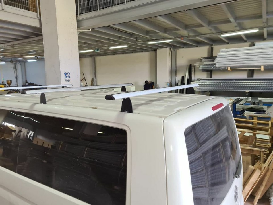 Gray Ladder Roof Rack System For Pickup Truck Cap High Raise Toppers 51 ...