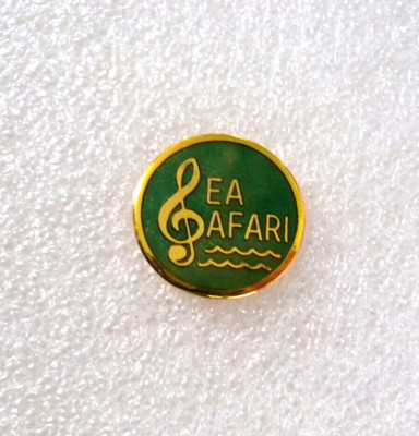 Vintage G Clef Sea Safari Green Lapel Hat Pin Badge | eBay