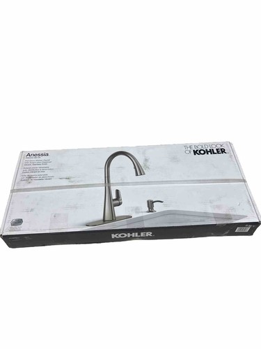 KOHLER R33444-SD-VS Anessia Pull-Down Kitchen Sink Faucet W/ Soap ...