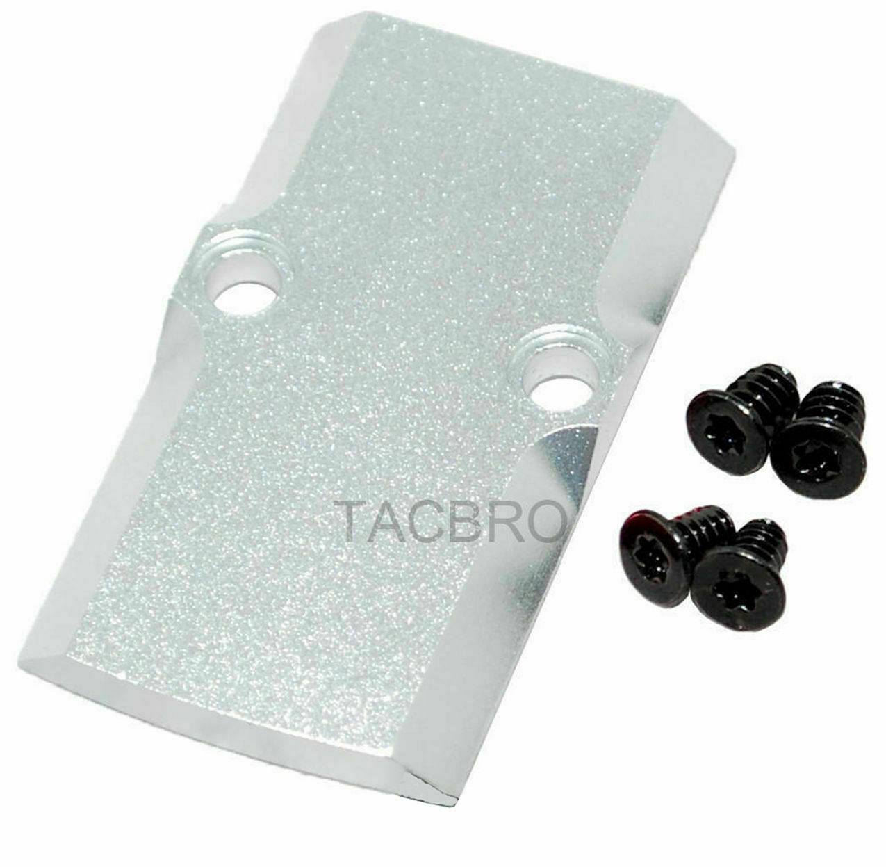 Silver Anodized Aluminum RMR Cut Slide Cover Plate Fits G17 19 26 GCP ...