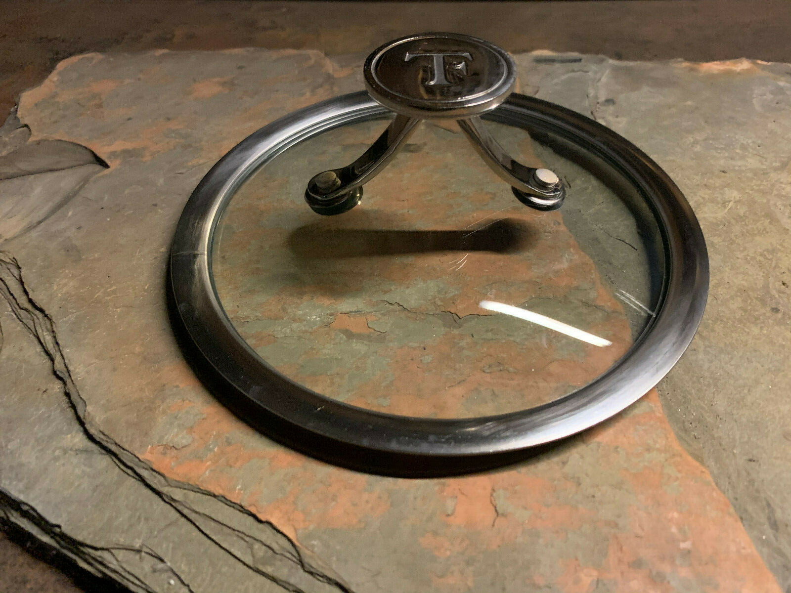 Tyler Florence Cookware 7" Vented Glass Lid with Stainless Steel Rim | eBay