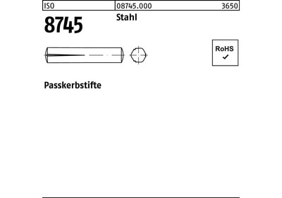 Reyher Passkerbstift ISO 8745 10 x 90 Stahl ISO 8745 | eBay.de