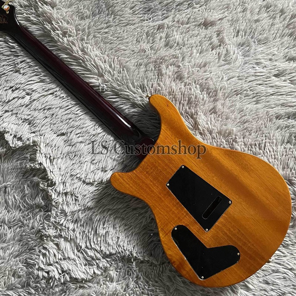 Factory Custom McCarty Semi Hollow Electric Guitar Spalted Top Tobacco ...