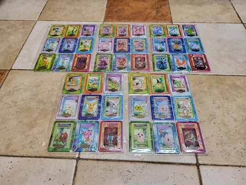 Taco Bell Digimon Metal Trading Cards NEAR COMPLETE 45 Lot | eBay