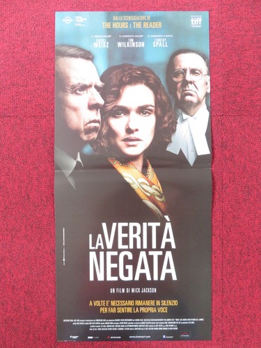 LA VERITA NEGATA ITALIAN LOCANDINA POSTER RACHEL WEISZ TIMOTHY SPALL ...