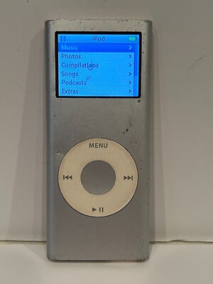Apple iPod Nano A1199 2GB 2nd Gen Silver - ipod ONLY - Working for ...
