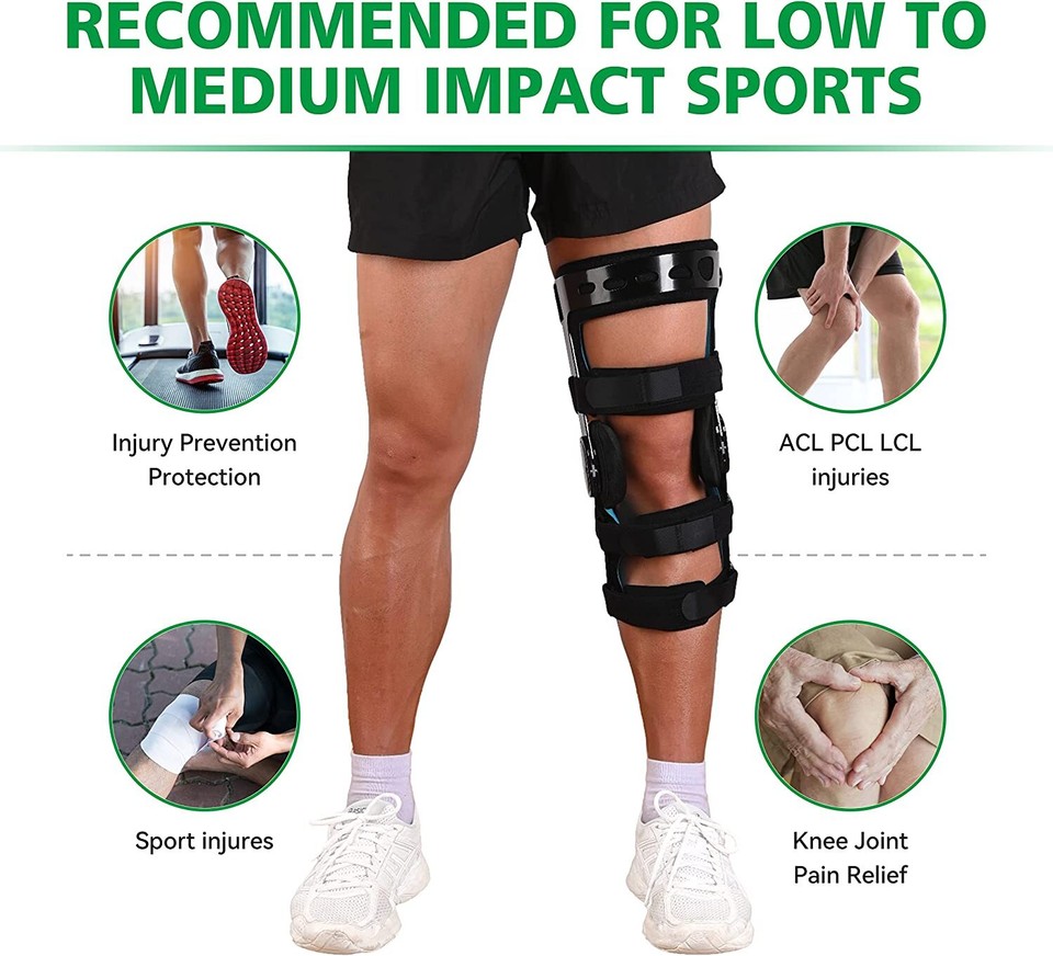 Knee Brace for ACL/MCL/PCL/Meniscus/Ligament/Sports Injuries relief | eBay
