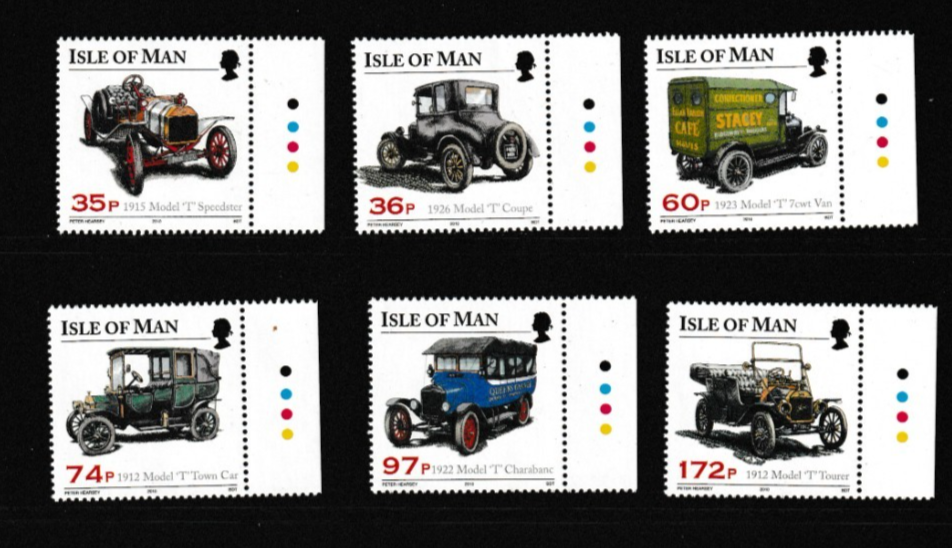 ISLE OF MAN: 2010 - 50th Anniversary of the Model T Ford Set of 6 ...