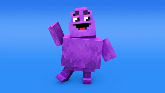 [ONLY CODE] GRIMACE EGG MCDONALD'S SKIN MINECRAFT BEDROCK | eBay