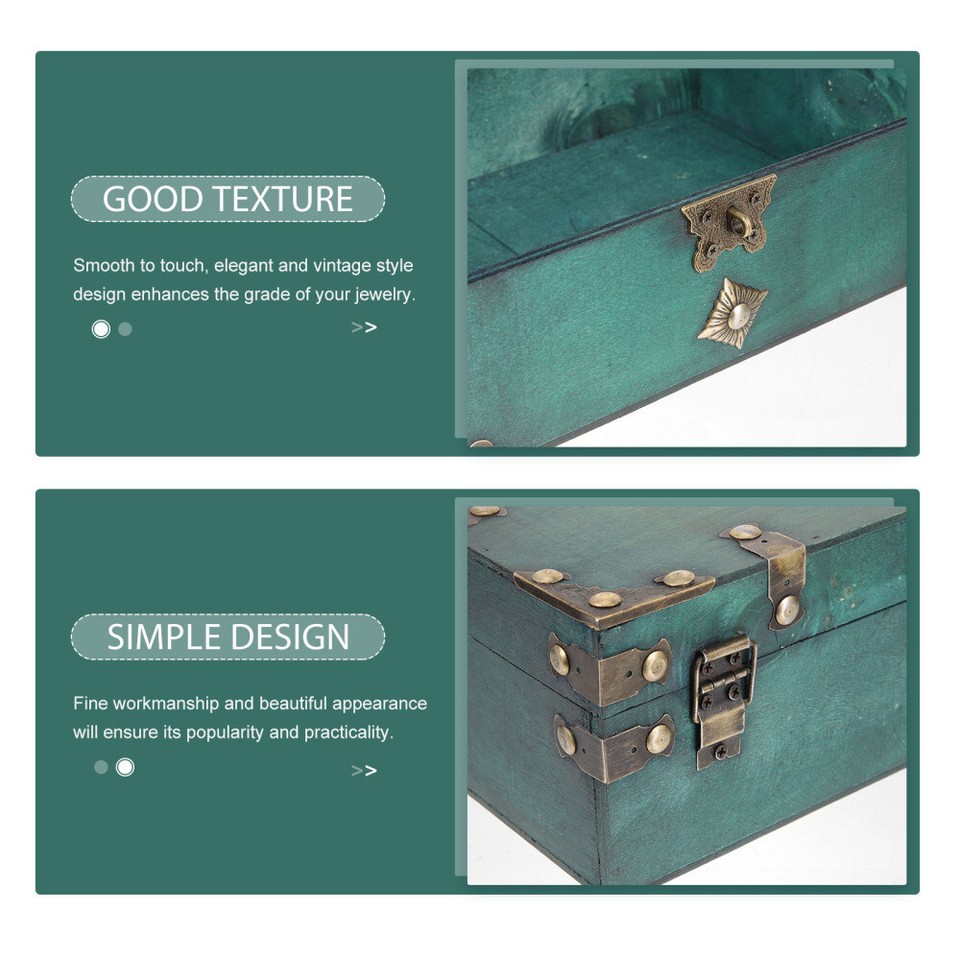 Vintage Para Joyeria Antique Jewelry Box Table Decor Boxes Child | eBay