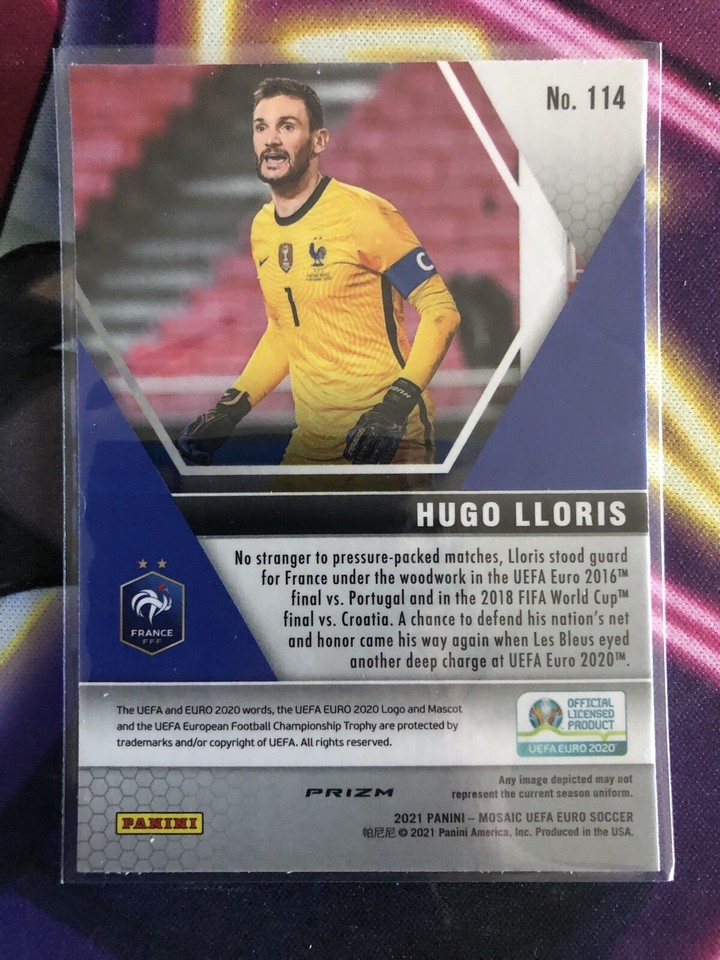 Hugo Lloris 2021 Panini Mosaic UEFA Euro Soccer Pink Camo Prizm #114 ...