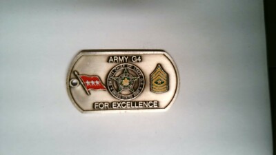 CHALLENGE COIN ARMY G4 FOR EXCELLENCE DEPUTY CHIEF OF STAFF WARRIOR ...