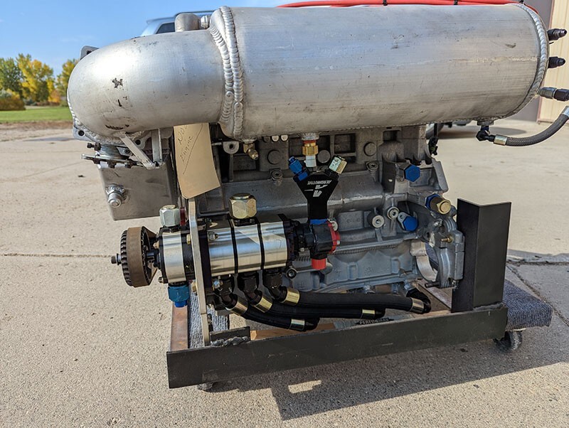 GM Ecotec Drag Racing Engine 4-cyl GT45R Turbo Fresh 0 Passes Complete ...