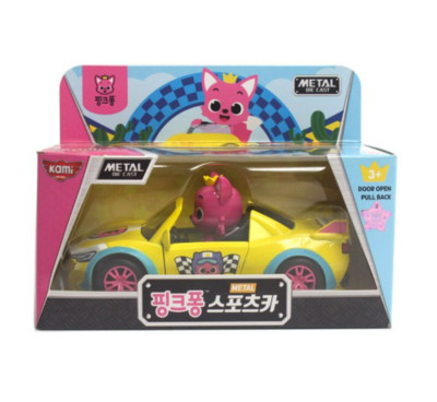 Pinkfong racing sports car Metal Die Cast Toy Kids Mini Toys Korea TV ...